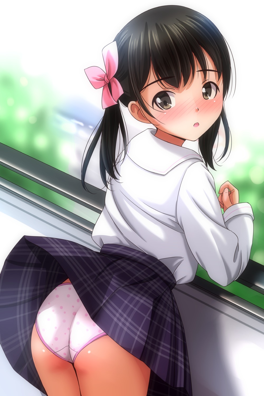 matsunaga kouyou ass loli pantsu seifuku skirt lift wardrobe malfunction | #1232846 | yande.re